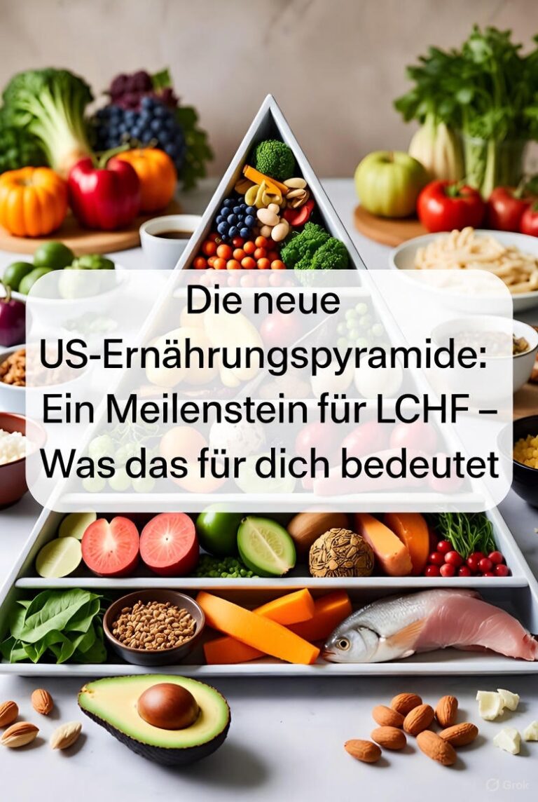 Ein Meilenstein für LCHF Deutschland: Die neue Ernährungspyramide